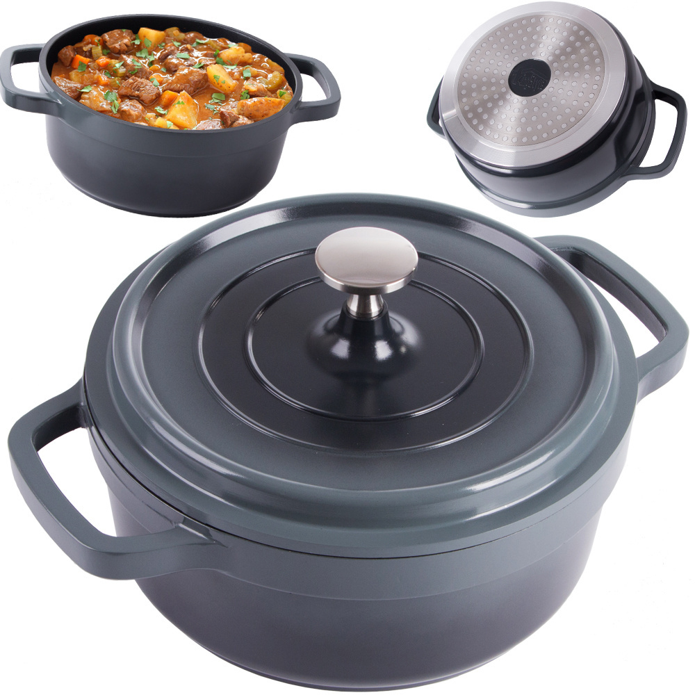 Baking pot non stick induction gas lid 2l | CATEGORIES \ Kitchen \ Pots ...
