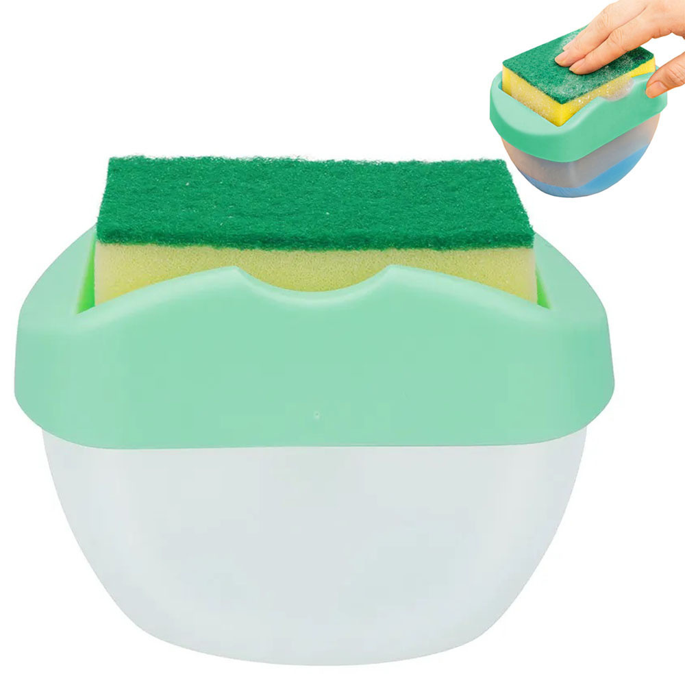 Dishwashing liquid dispenser sponge container | CATEGORIES \ Kitchen ...