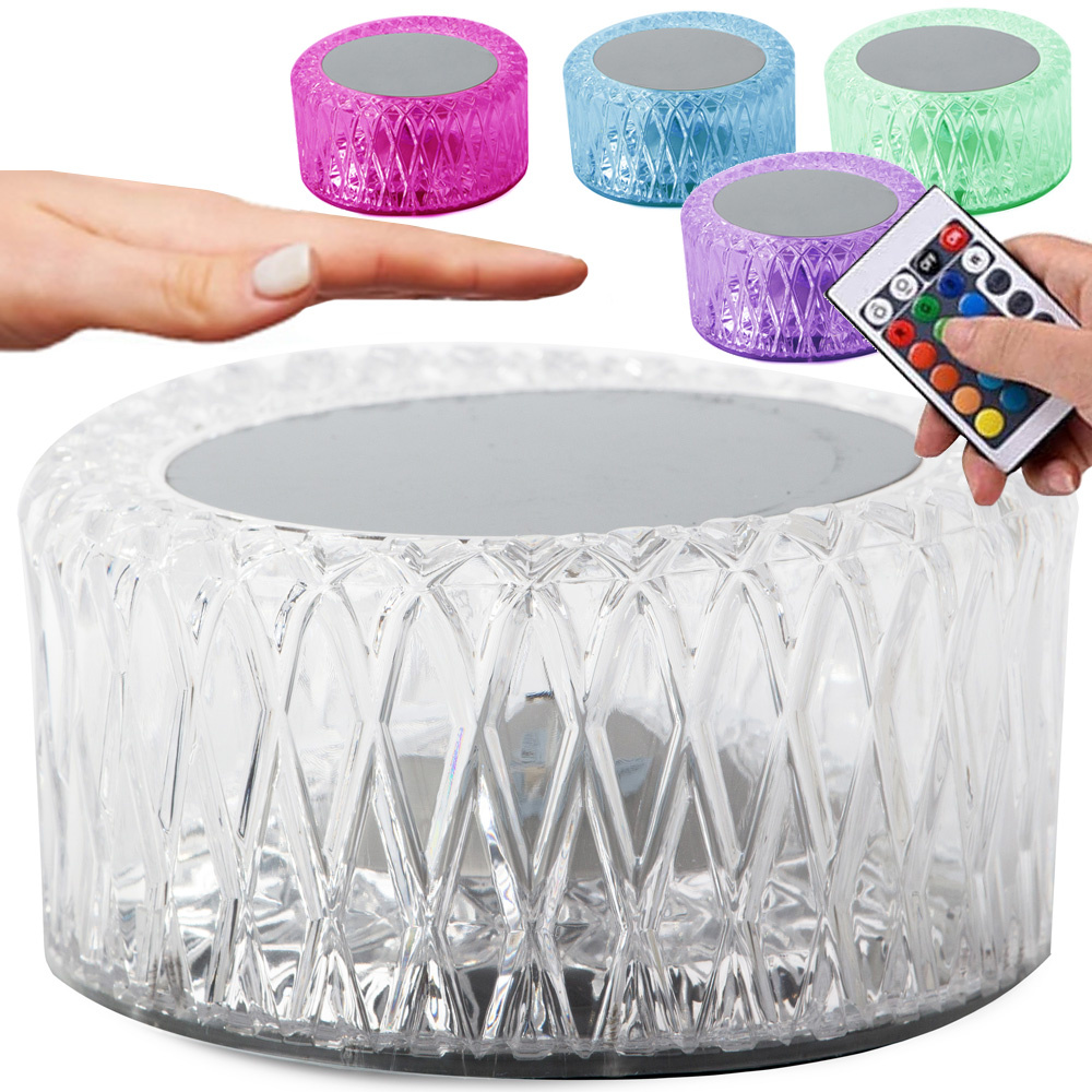 Crystal table lamp led rgb usb remote control | CATEGORIES \ Lighting ...