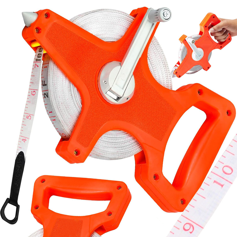 Taśma miernicza xxl metrówka miarka zwijana 50m pomiarowa miara ...