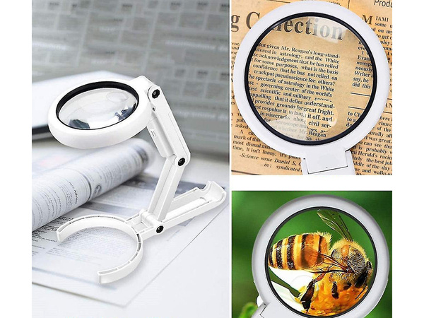 Lupa jubilerska biurkowa 5x 11x 8 led składana usb | KATEGORIE \ Lupy ...